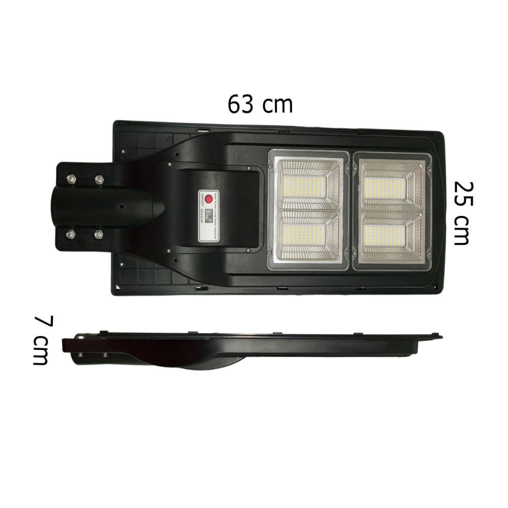 Luminária LED Solar 80w 8000 Lúmens - khronos