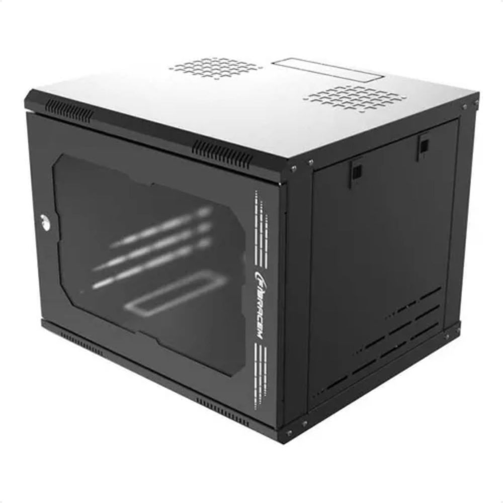 Mini Rack de Parede 8U 470mm Evolution Desmontável Fibracem - khronos
