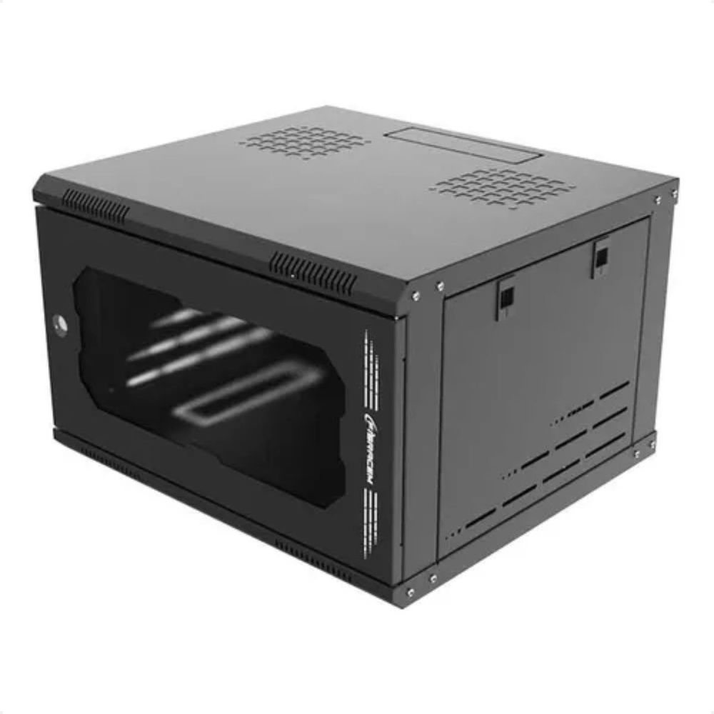 Mini Rack de Parede 6U 470mm Evolution Desmontável Fibracem - khronos