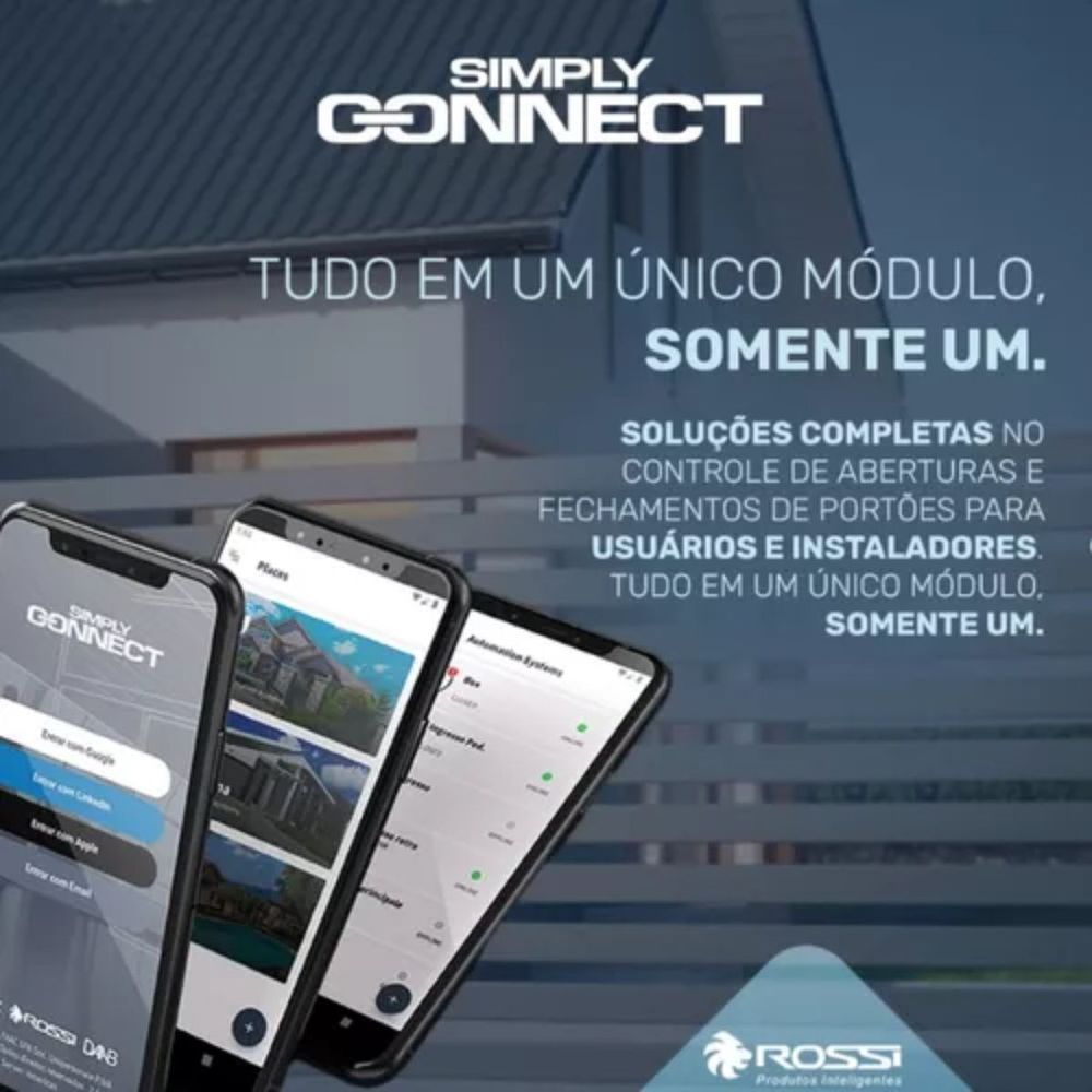 Módulo Wi-Fi Simply Connect para Motor Rossi - khronos