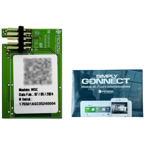 Módulo Wi-Fi Simply Connect para Motor Rossi - khronos